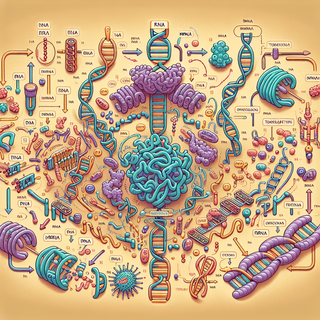 Protein Synthesis Concept Map Visual Guide To Understanding Etprotein